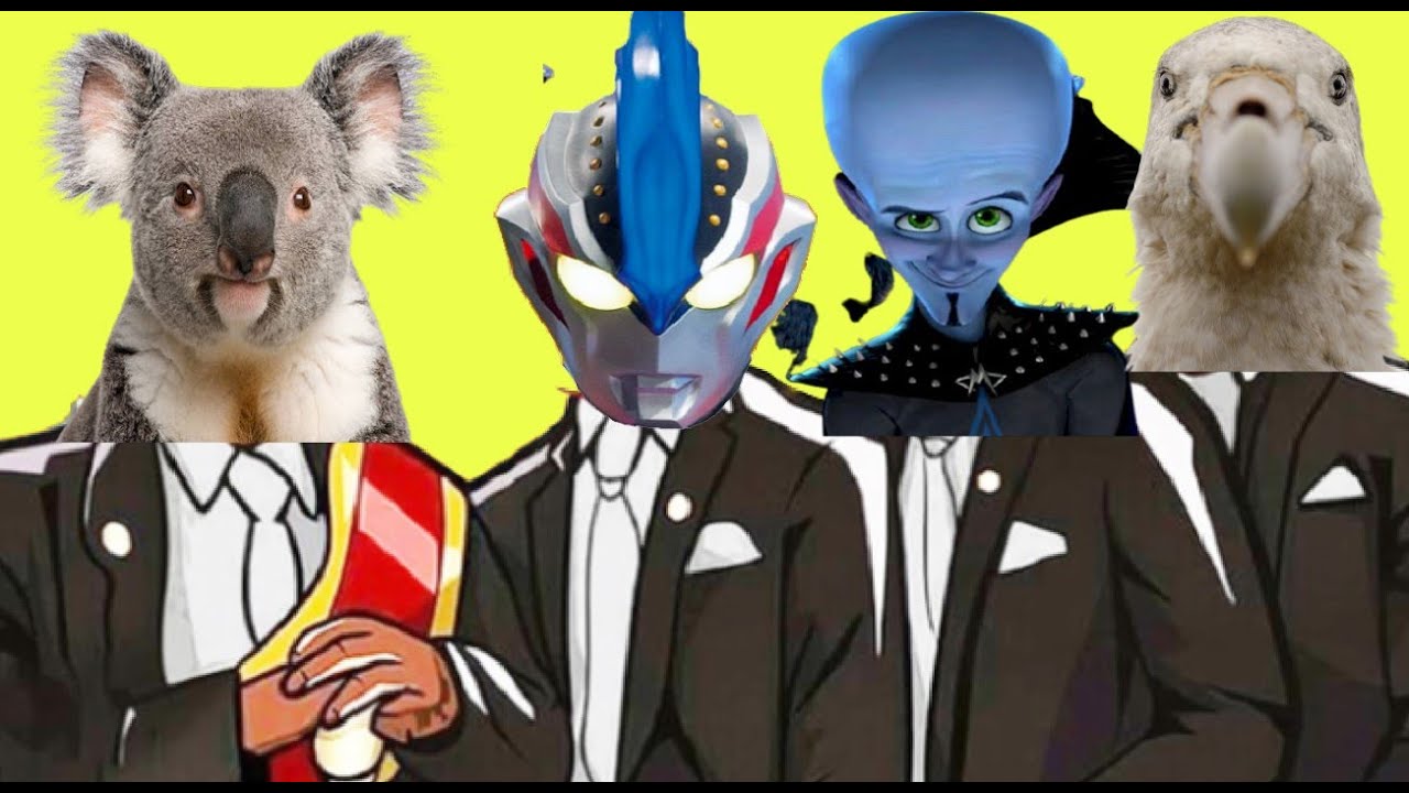 SEA BIRD & KOALA & MEGAMIND & ULTRAMAN - Coffin Dance X Baby Shark ...