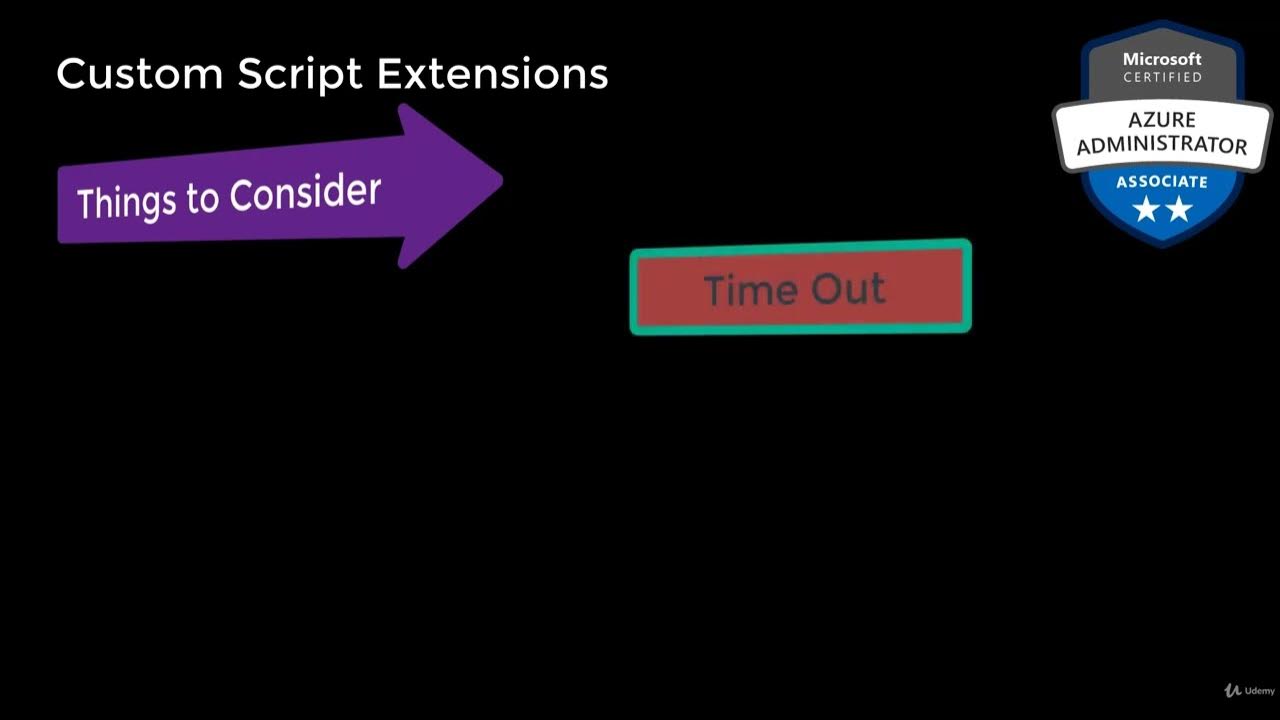 165 Custom Script Extensions - AZ-104 Microsoft Azure Administrator - Full Course - YouTube