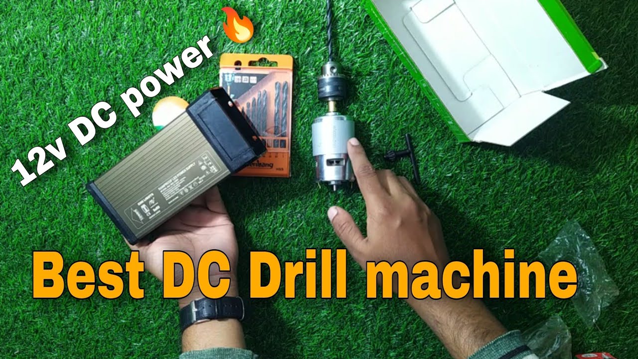 How to make | Best powerful DC drill machine | 12v 775Dc motor power 🔥 ...