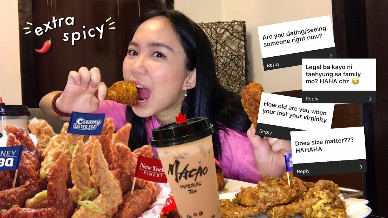spicy mukbang + spicy q&a!!! 🌶️🔥 - YouTube