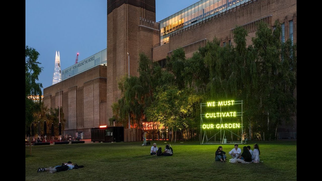 Nathan Coley, 'We Must Cultivate Our Garden', at Tate Modern Garden ...