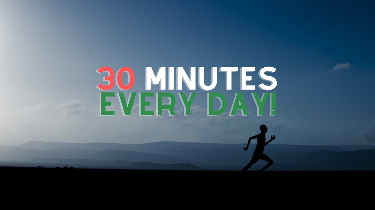 Do Vigorous Exercise For At Least 30 minutes EVERY DAY! - YouTube