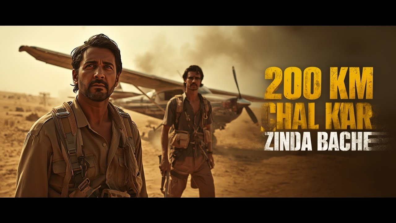 Plane Crash in Kalahari Desert | 200 KM Chal Kar Zinda Bachay | True ...
