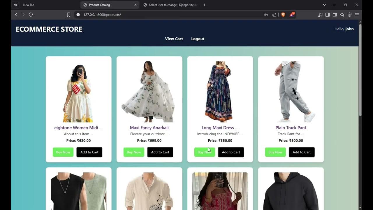Build a Complete Django E-commerce Website | Full Project | Python Web Development - YouTube