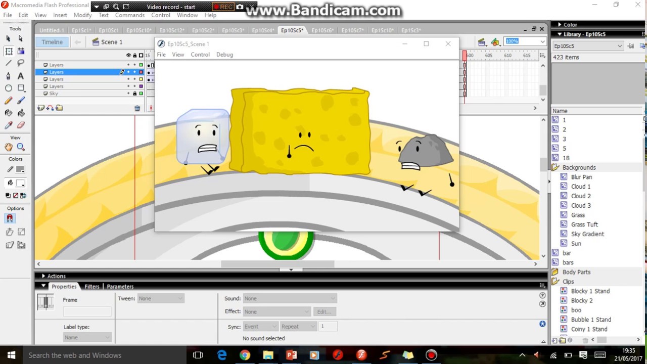 bfdi scenes but the bodies change that's it part 2 - YouTube