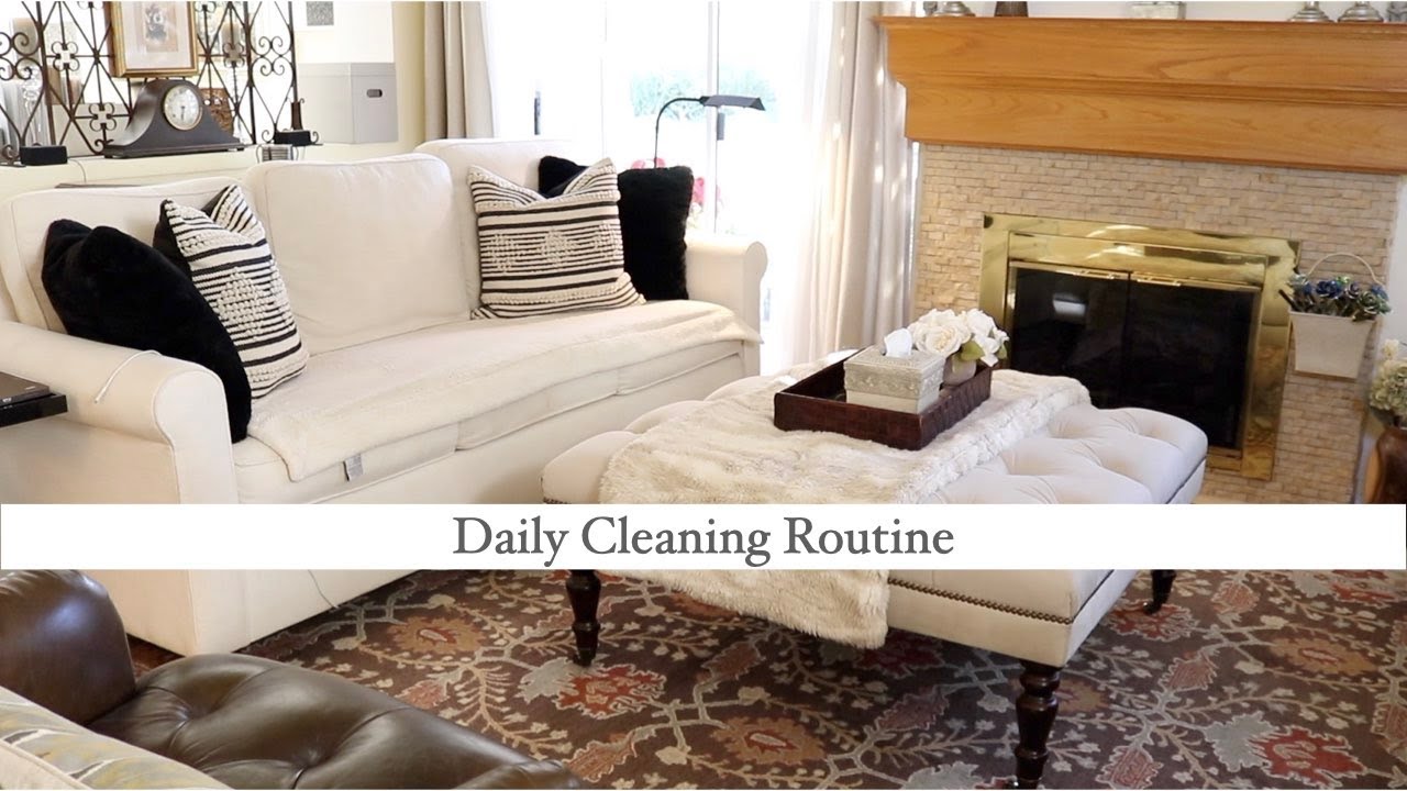SIMPLE DAILY ROUTINE | HOME RESET & TIDY - YouTube