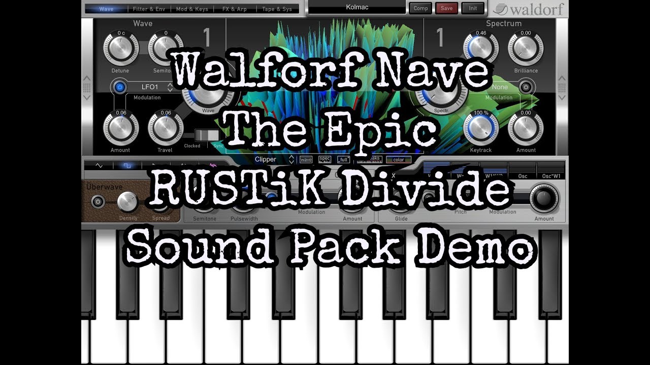 NAVE Synth 🎹 The RUSTiK Divide Sound Pack Demo ♦ Massive NEW Preset ...