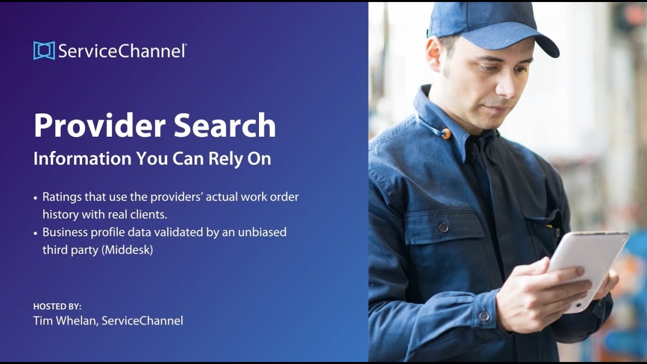 ServiceChannel Provider Search Feature Demo (3-parts) - YouTube
