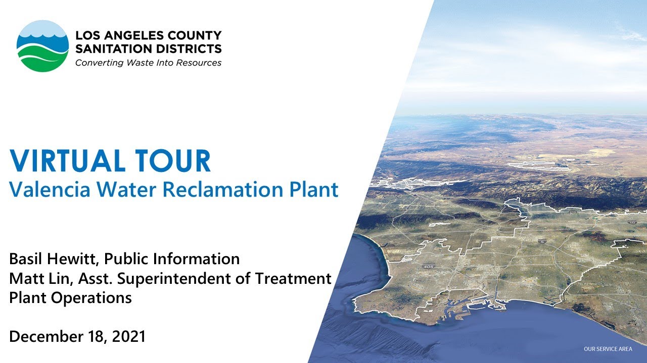 Valencia Water Reclamation Plant Virtual Tour December 2021 - YouTube
