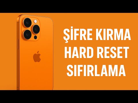İphone 17 PRO MAX Şifre Kırma, Hard Reset, Sıfırlama