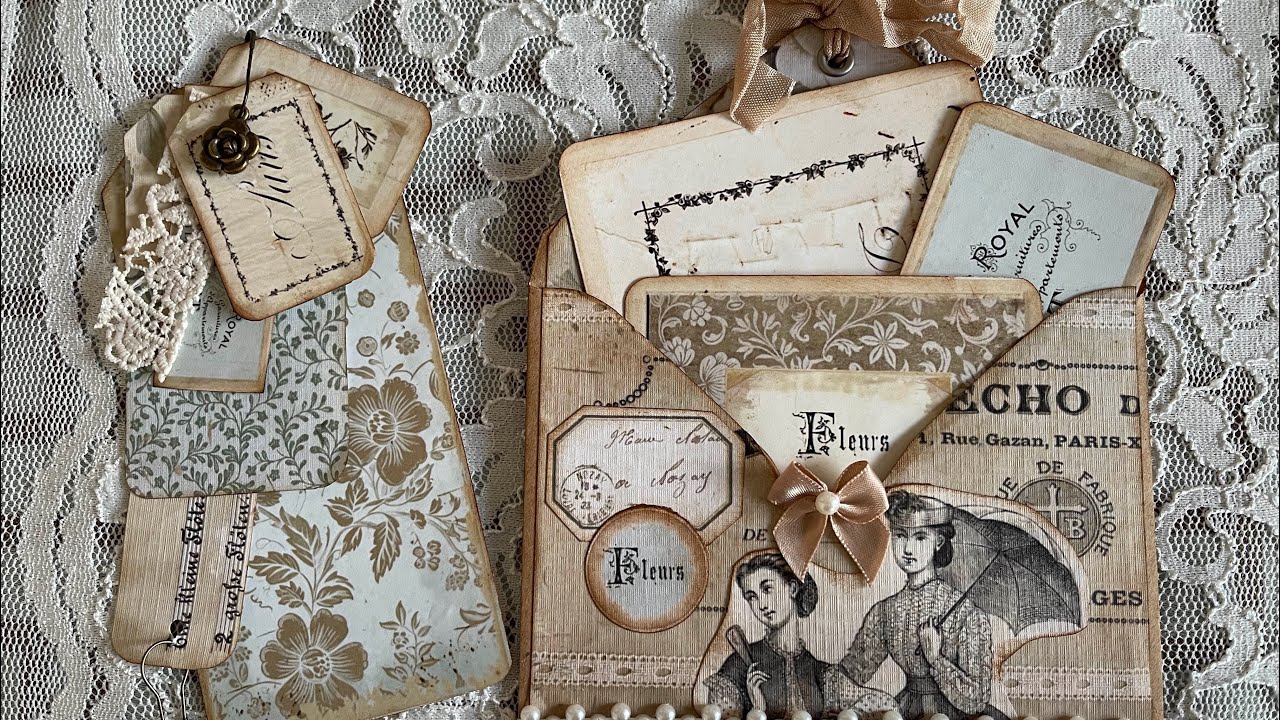 Small stuffed floating envelope pockets with ephemera! #craftandchat # ...