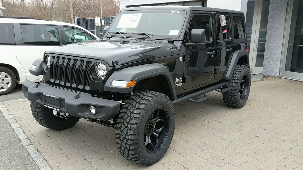 2018 Wrangler JL Unlimited Sport 4x4 lifted - YouTube