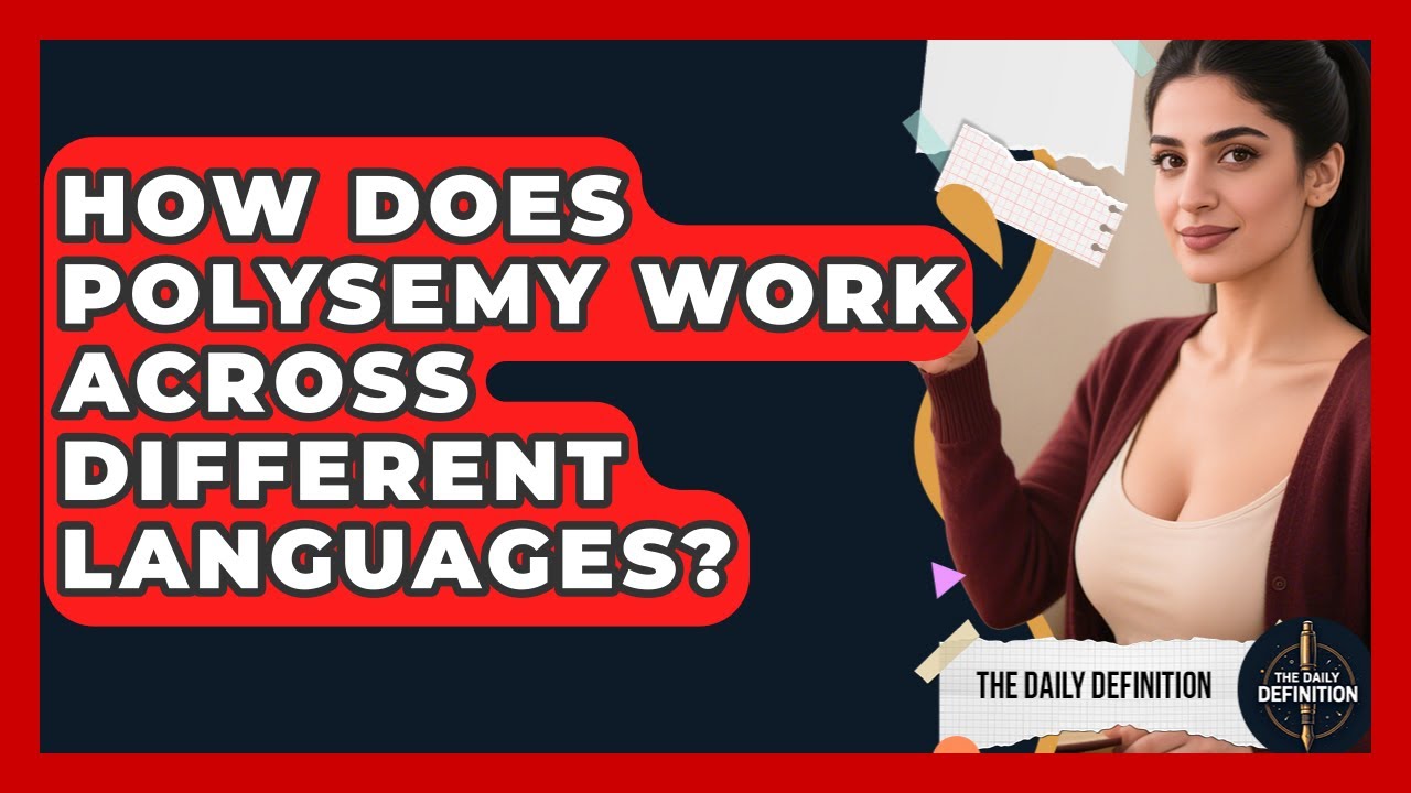 How Does Polysemy Work Across Different Languages? - The Daily ...