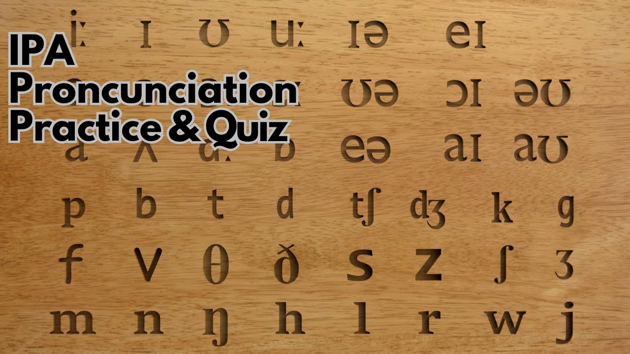 IPA Pronunciation Practice (Consonants) w/ Quiz! - YouTube