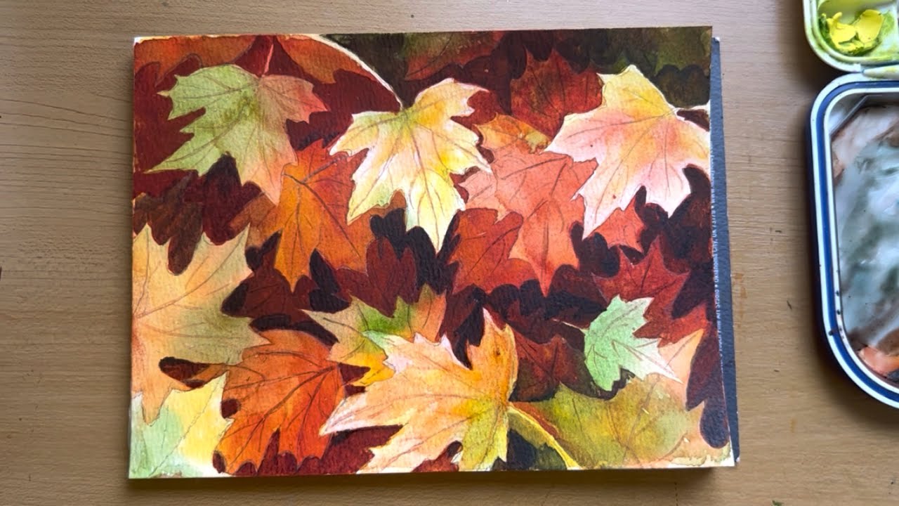 watercolor-painting-negative-space-painting-artist-artvlog-youtube