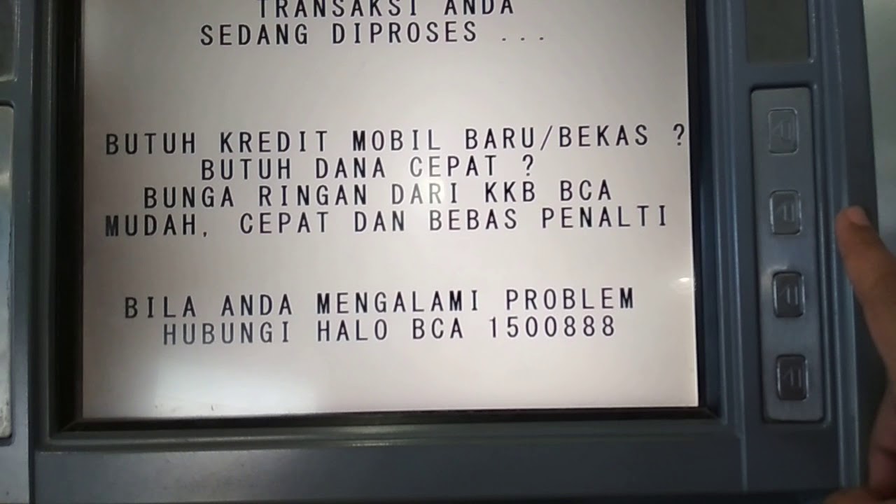 CARA TOP UP BCA FLAZZ DI MESIN ATM - YouTube