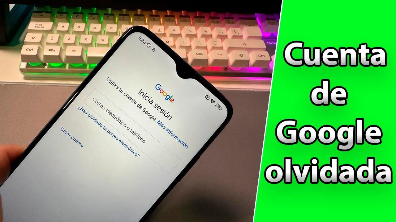 Cómo Recuperar tu cuenta de Google - YouTube