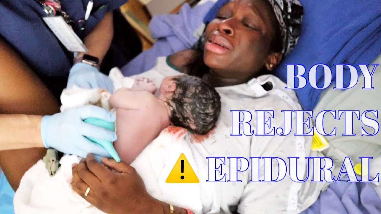 Failed Epidural Emotional Birth Vlog | Labor & Delivery Of Our 2nd Baby ...