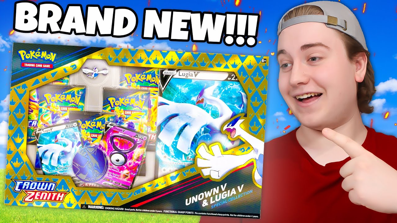 Opening The Brand New Lugia Crown Zenith Pokémon Collection Box ...