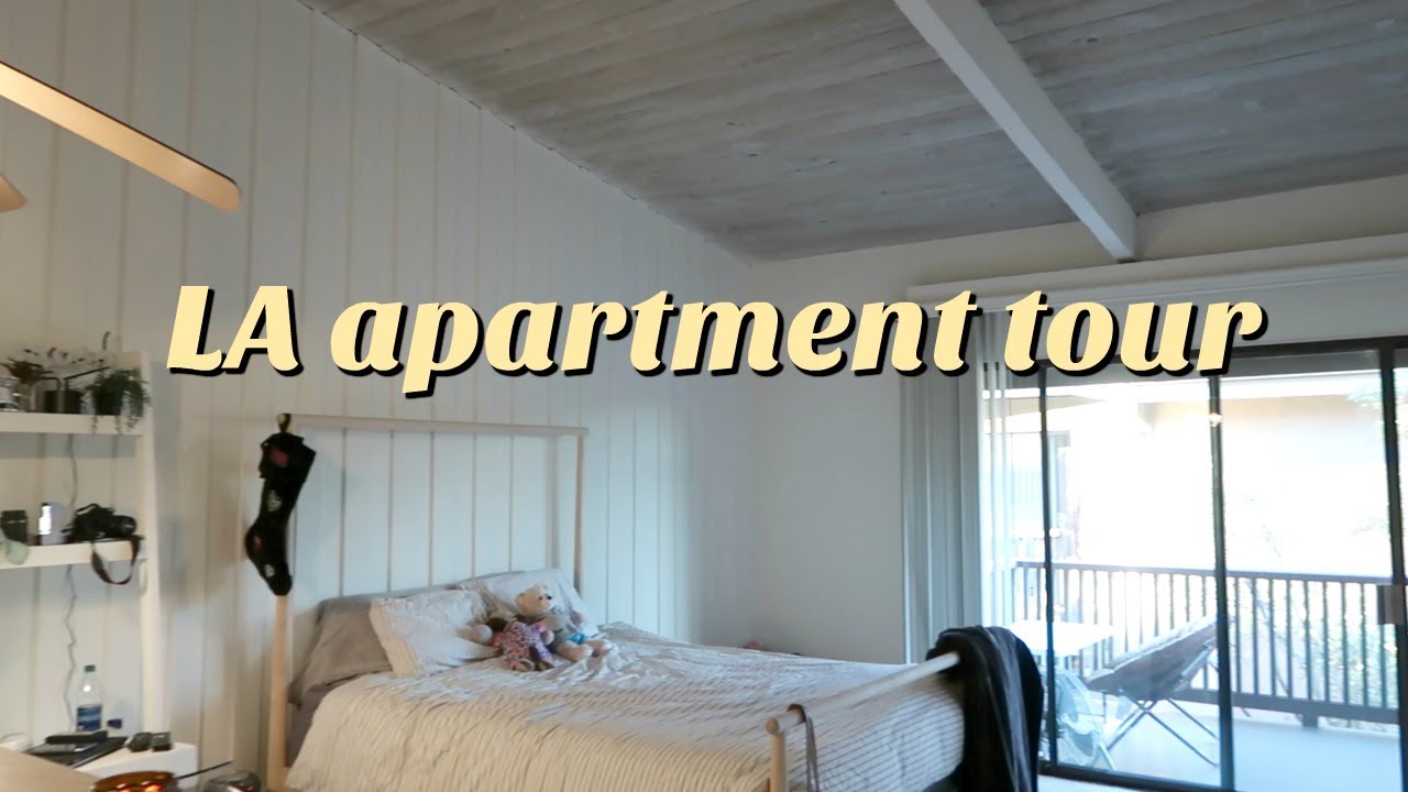 Tiny LA Studio Apartment Tour - YouTube