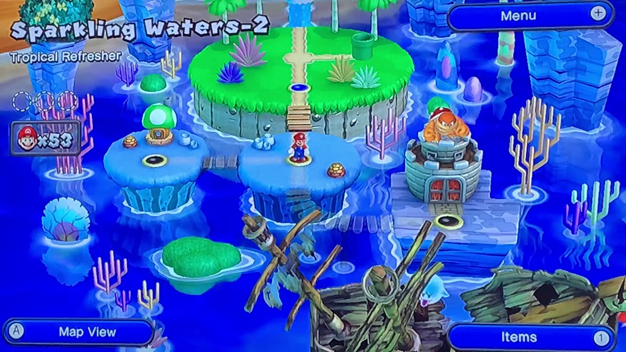 New Super Mario Bros.U | Tropical Refresher (1 player) - YouTube