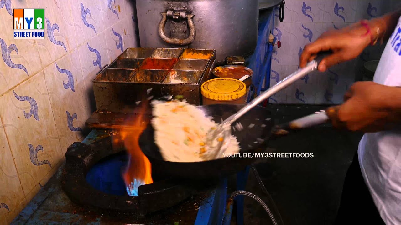 VEG FRIED RICE | VEG RECIPES IN INDIA | 4K ULTRA HD VIDEO street food ...