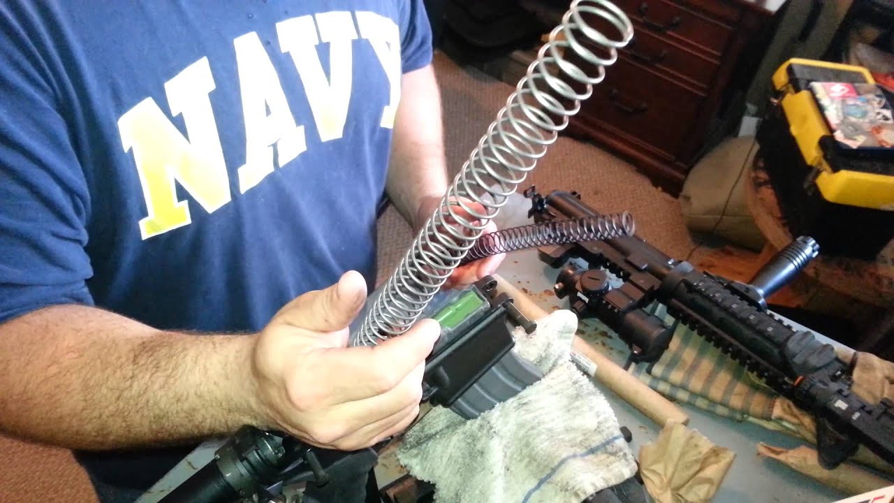 DAMAGE INDUSTRIES CHROME SILICONE BUFFER SPRING - YouTube