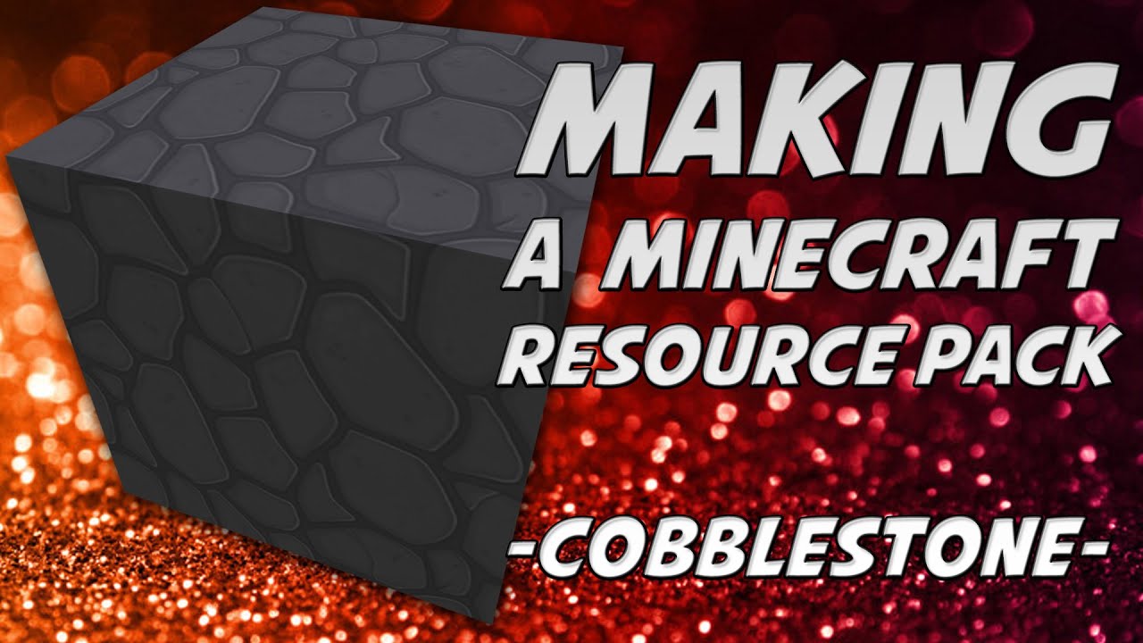 Making a Minecraft Resource pack | Cobblestone | Female Commentary ...