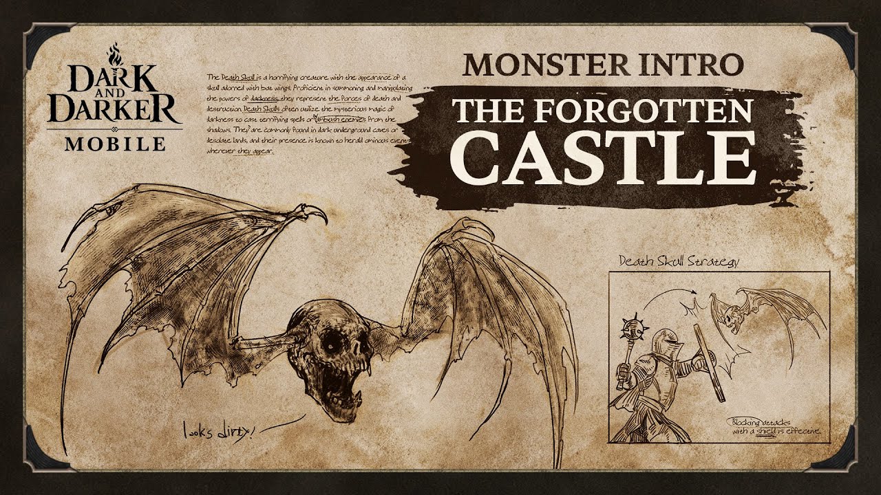 Dark and Darker Mobile | The Forgotten Castle - Monsters - YouTube