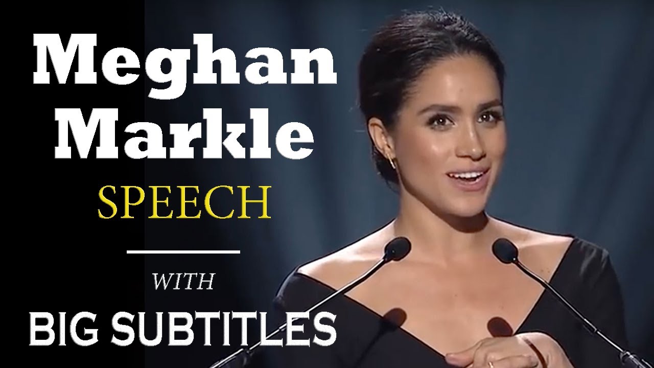 Meghan Markle's Powerful Speech about Feminism | ENGLISH SPEECH with ...
