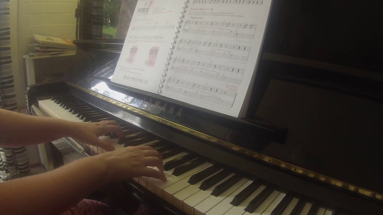 Alpine Melody Alfred's basic adult piano course all-in-one book 1 - YouTube