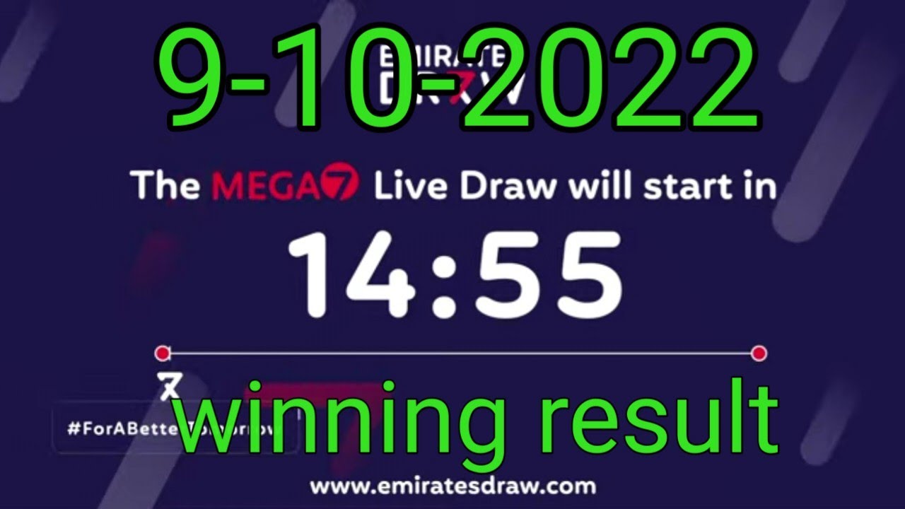Emirates live draw /raffle id/winning result/every week /jackpot ...