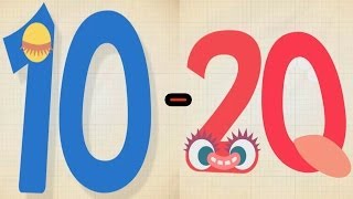 Endless Number App for Kids Count 10 to 20 - YouTube