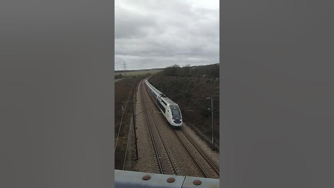 TGV InOui n°384 sur la LGV Atlantique en direction de Lyon-Part-Dieu #tc #train #sncf #railway # ...