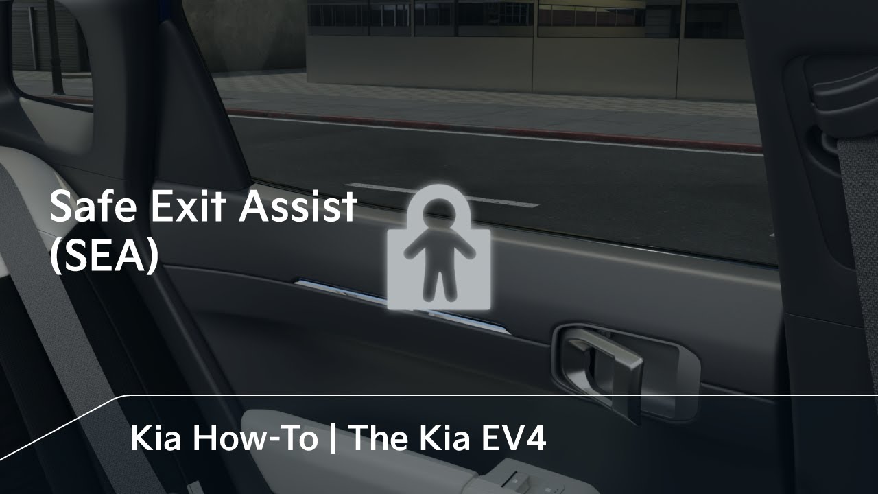 Safe Exit Assist (SEA) | The Kia EV4 - YouTube