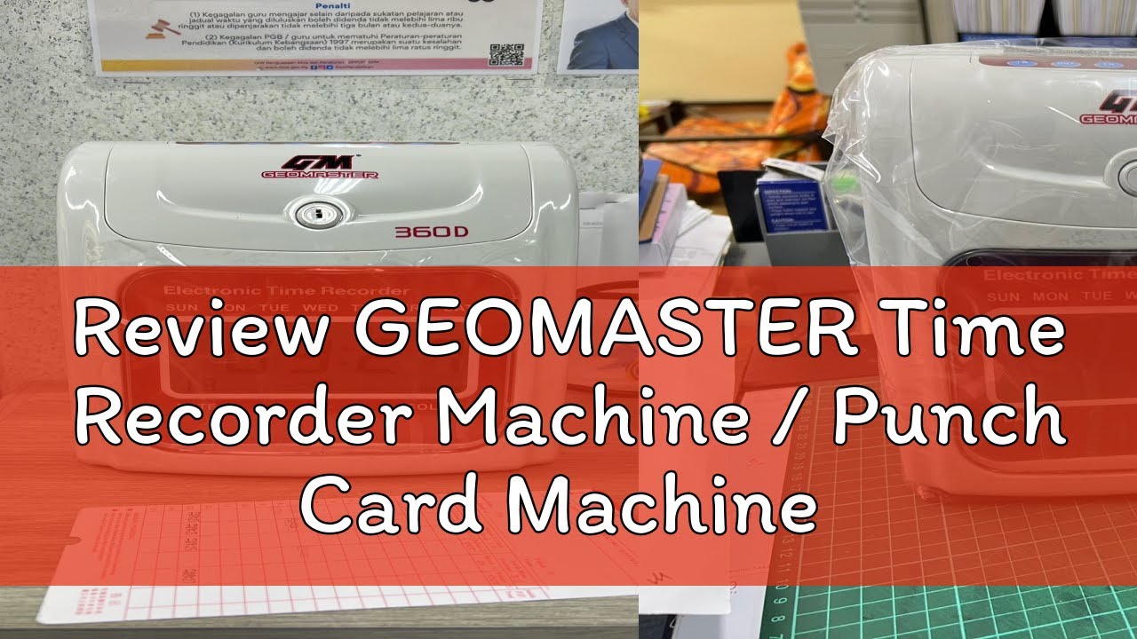 Review GEOMASTER Time Recorder Machine / Punch Card Machine - Machine ...