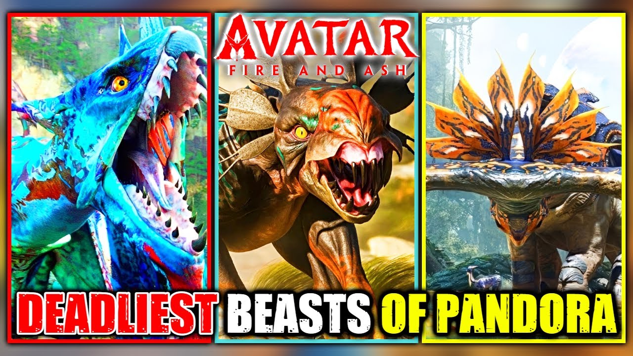 10 Deadliest Creatures of Pandora – Explored | Avatar Fire And Ash ...