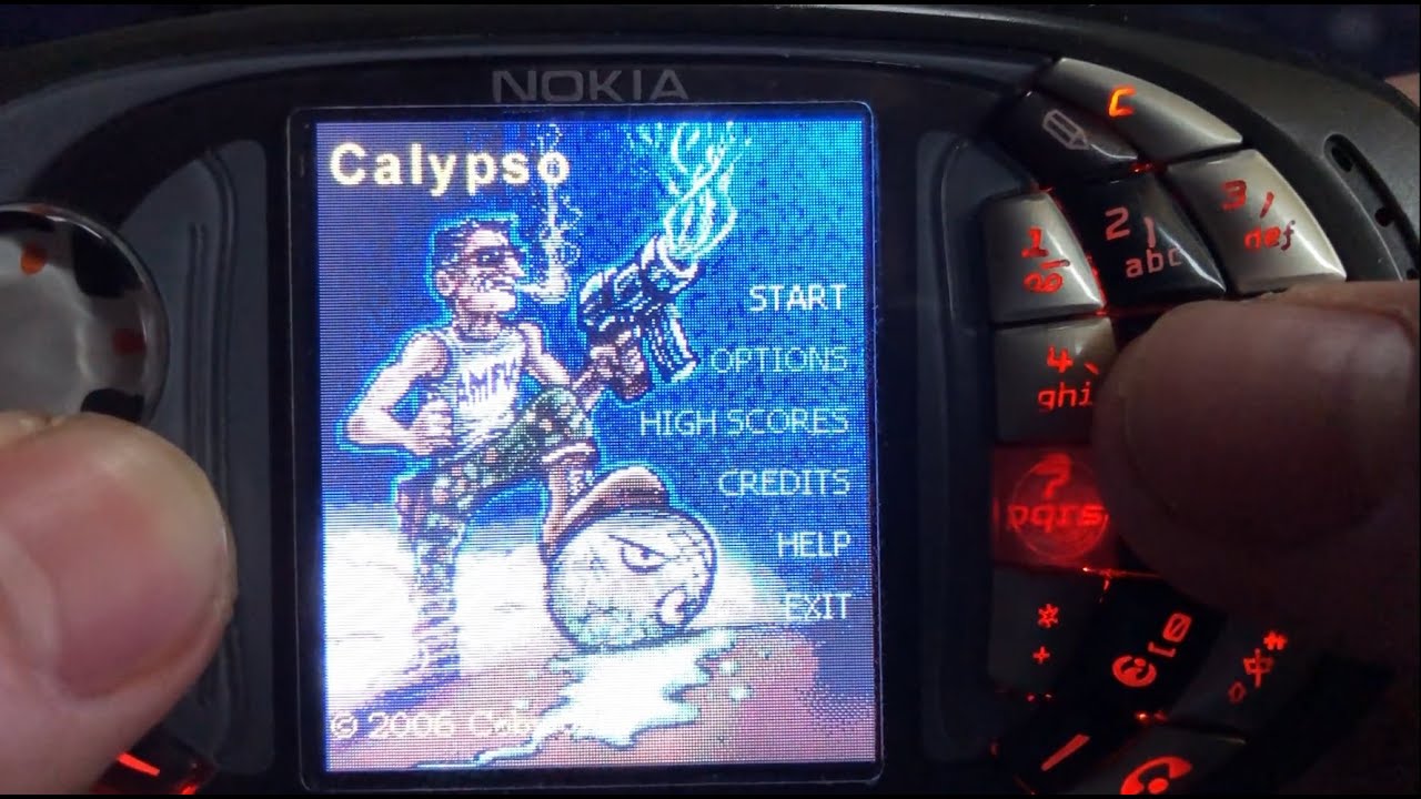 N-Gage Calypso game play - YouTube