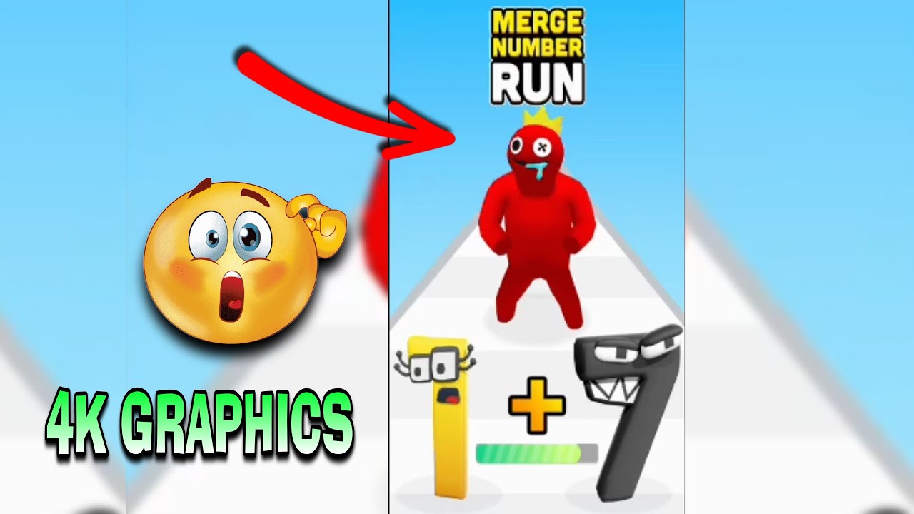 Merge Number Lore Run, Alphabet Lore, Merge ABC Letter Go Gamplay ⭐⭐⭐ ...