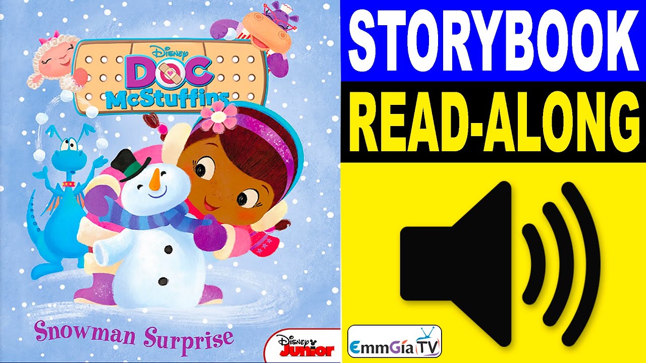 Doc McStuffins - Snowman Surprise ️ Read Along Story books 📚 Read Aloud ...