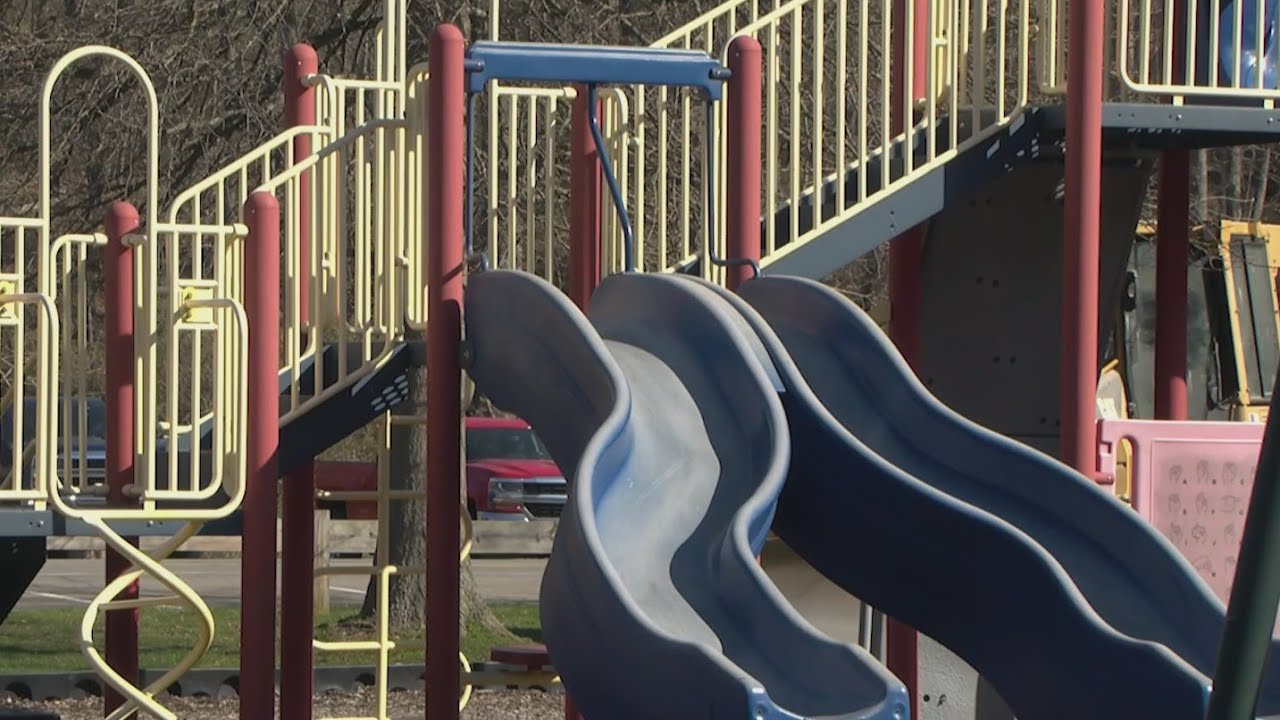 Powder Mills Park set to debut new playground by June - YouTube
