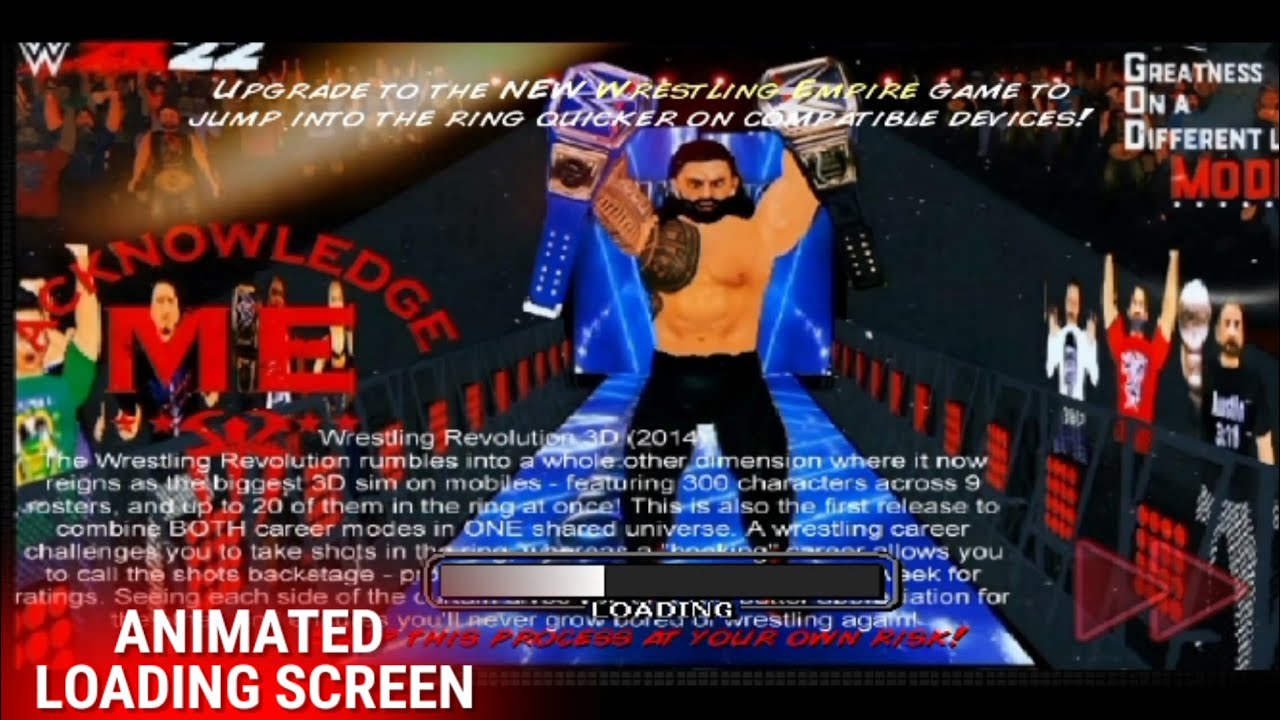 Wr3d New Feature :- Animated Laoding Screen 🔥🔥 Wr3d Greatest Features ...