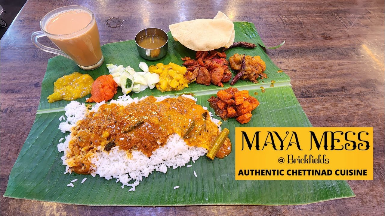 Maya Mess Brickfields Banana Leaf Rice Chettinad Cuisine Kuala Lumpur ...