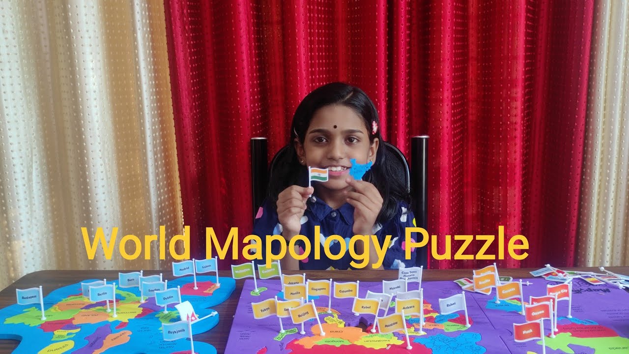 Mapology World Puzzle 🌍 - YouTube