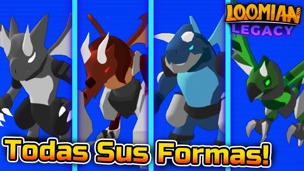Consigue TODAS las Formas de Gargolem! *Facil* Loomian Legacy Español ...