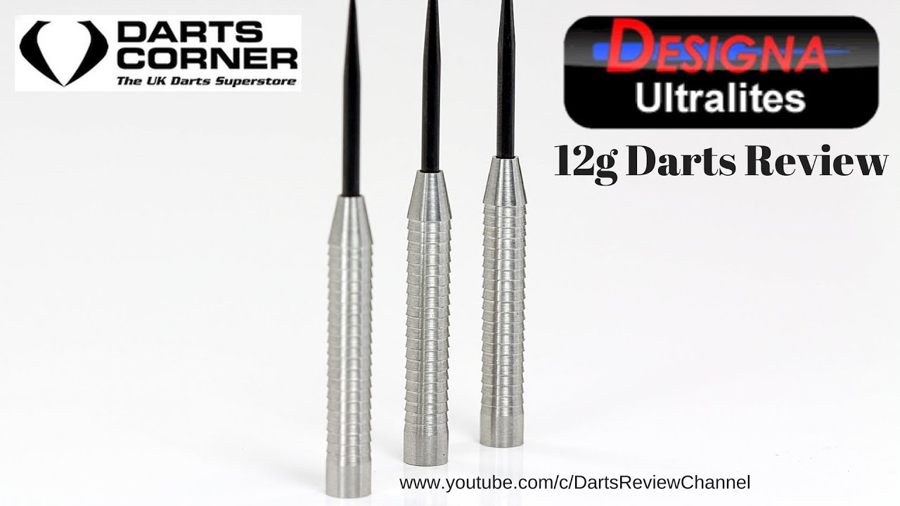 Designa Ultralite 12g darts review - YouTube