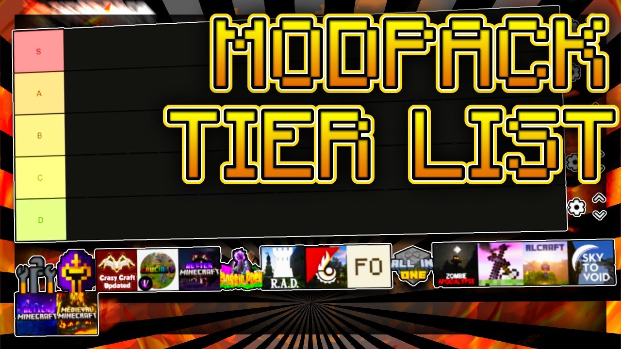 Minecraft Modpack TIER LIST (Better MC, Medieval MC, Hexxit 2, Tekkit 2 ...