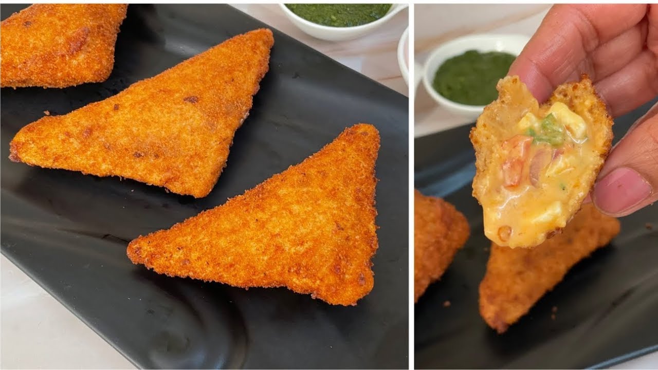 Chicken bread pockets |Snacks recipe| Ramzan special recipe|Crispy ...
