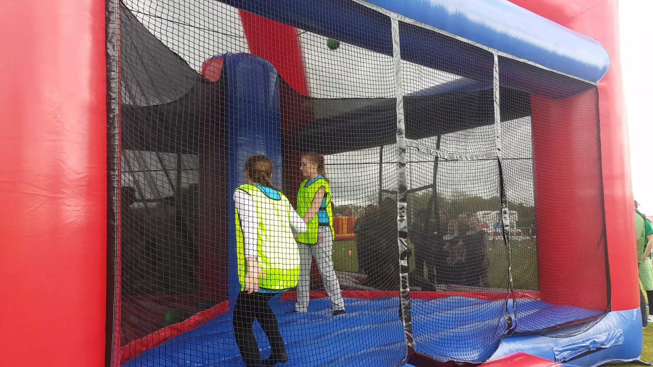Aeroball Extreme inflatable game - YouTube