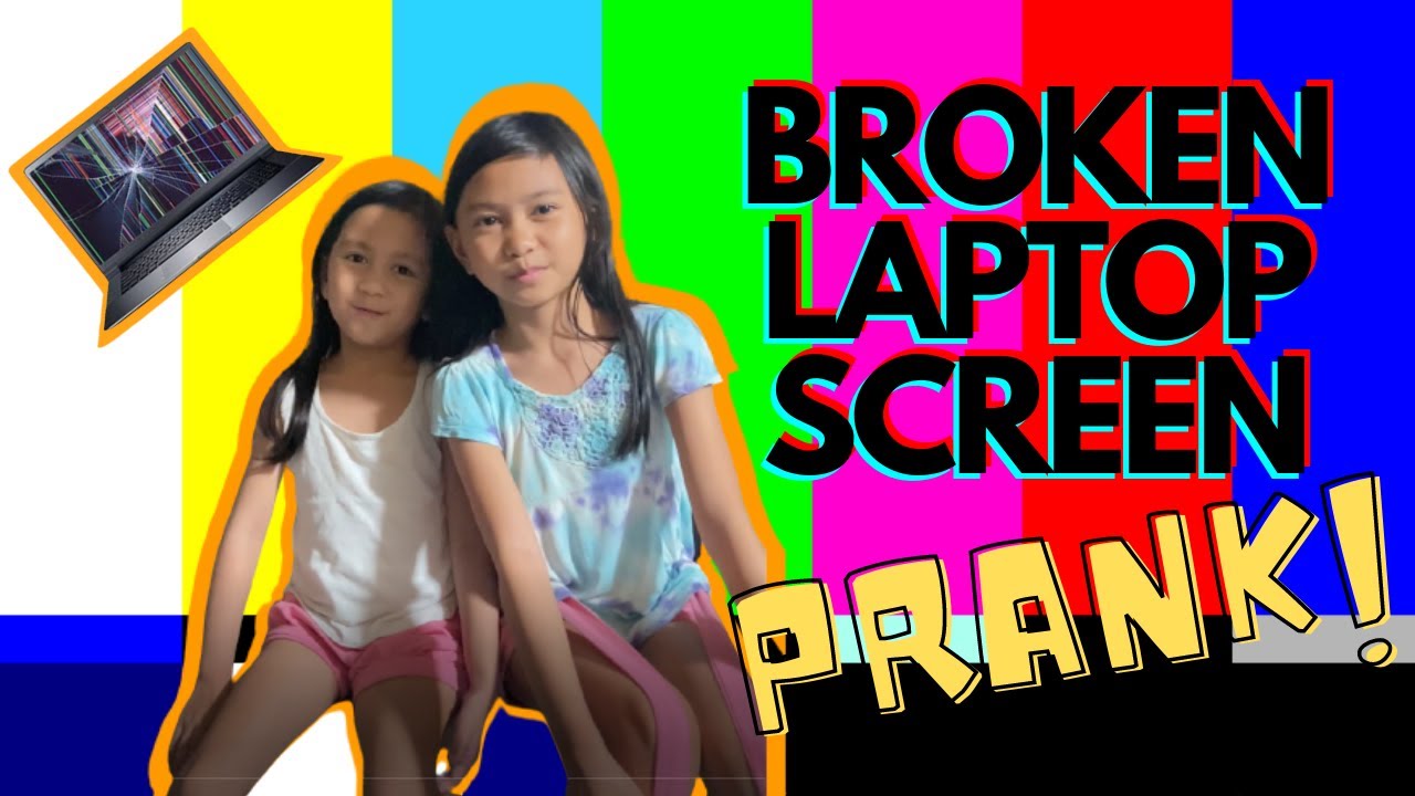 BROKEN LAPTOP SCREEN PRANK - YouTube
